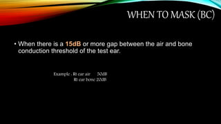 Audiometric Masking | PPTX