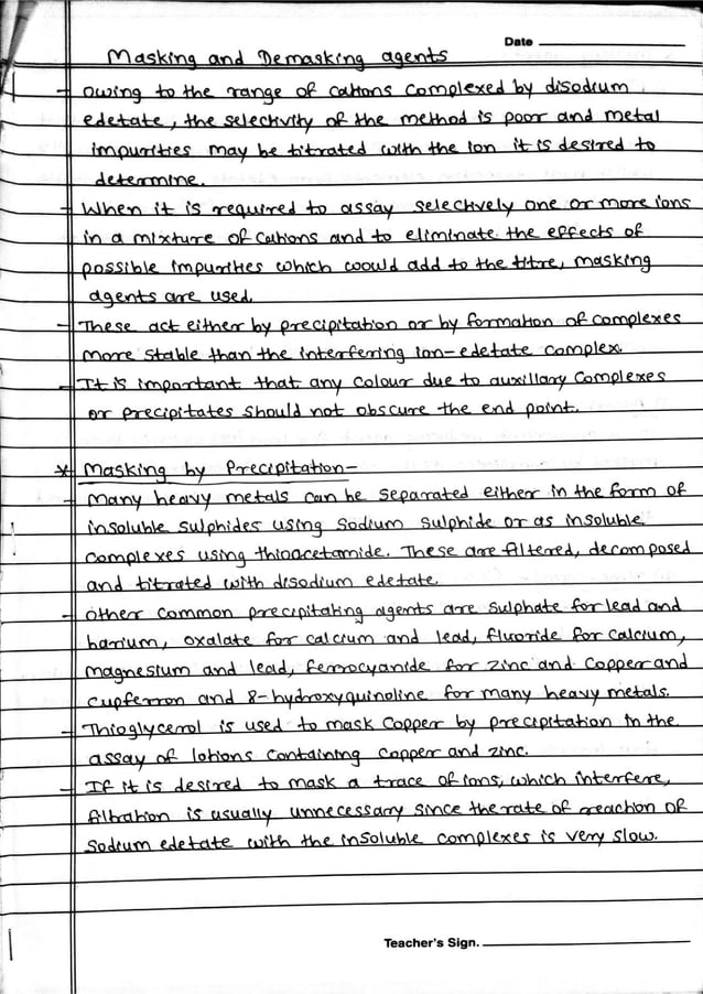 Masking and Demasking Agents | PDF