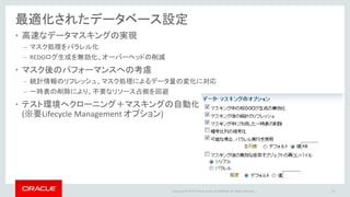 Oracle Data Masking and Subsettingのご紹介 | PPTX