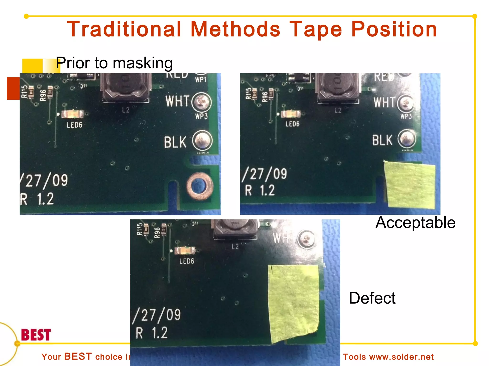 Masking for conformal coating of PCBs | PPT