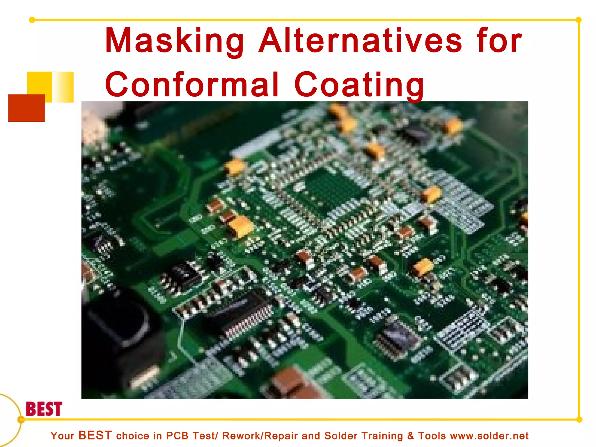 Masking for conformal coating of PCBs | PPT