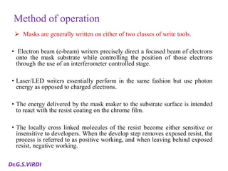 Masking and Lithography Techniques in Microelectronics | PDF