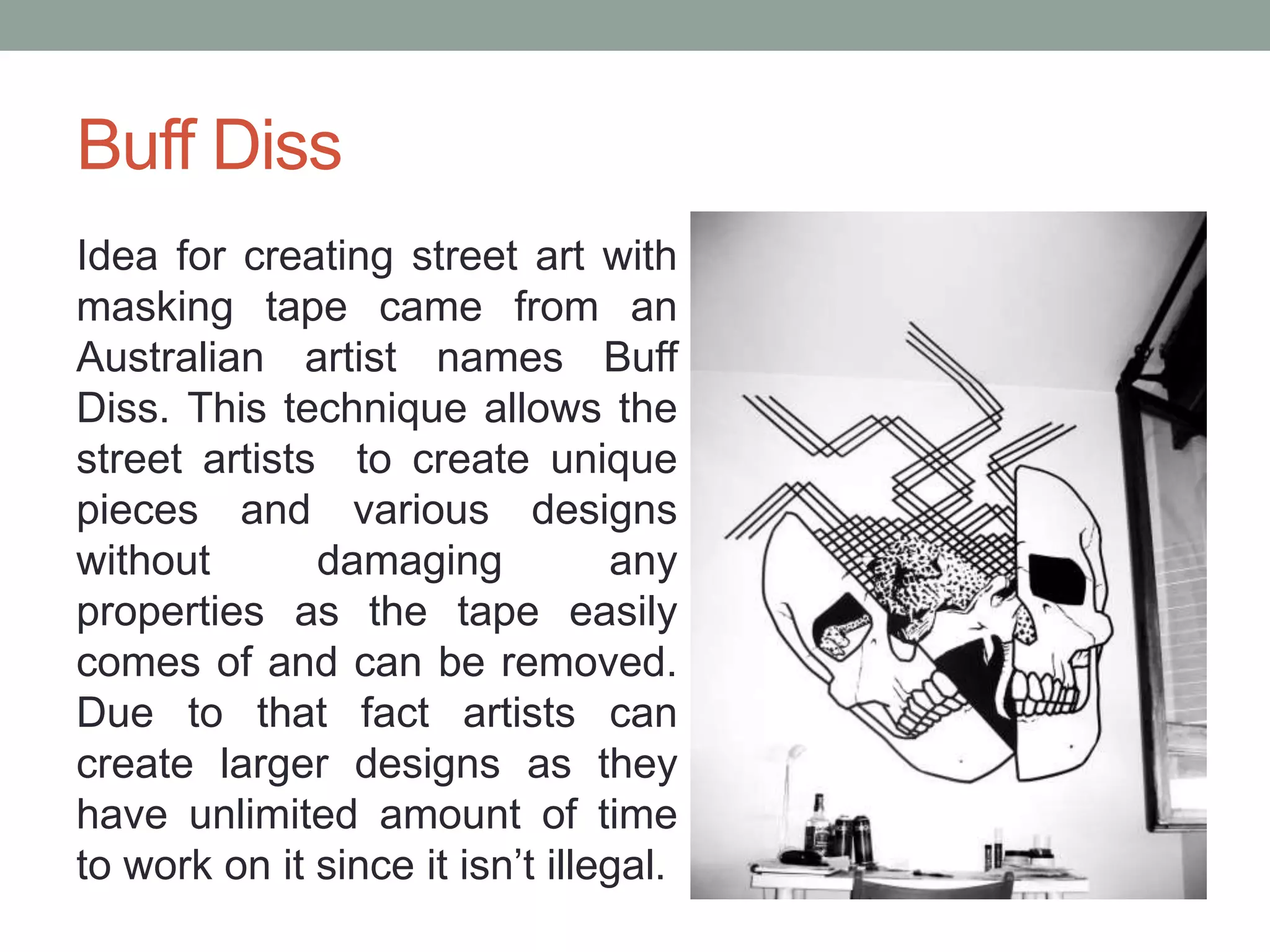 Masking tape art | PPT