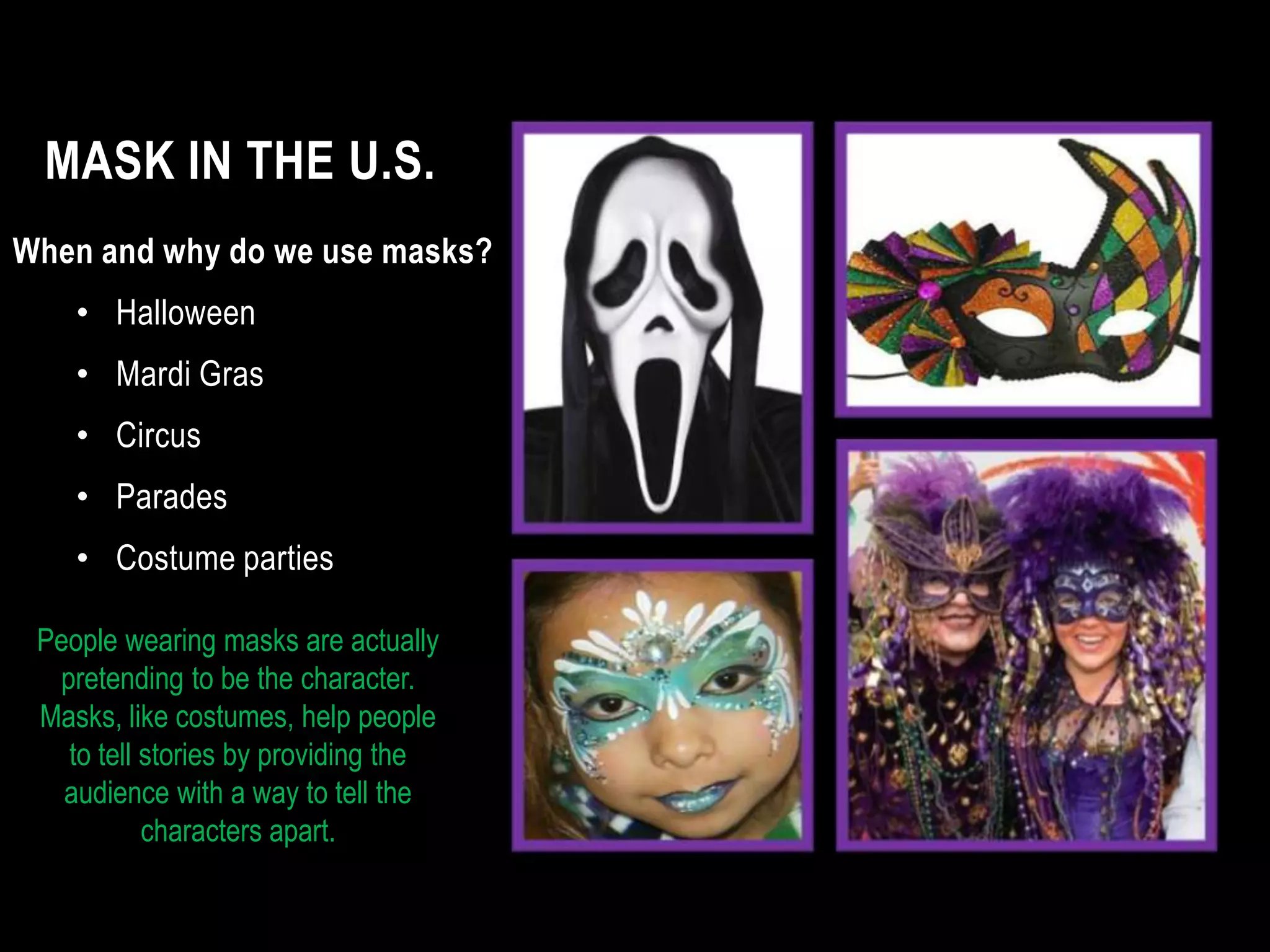 Masks around the world | PPTX