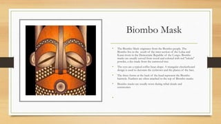 Masks_Presentation about african history | PPTX