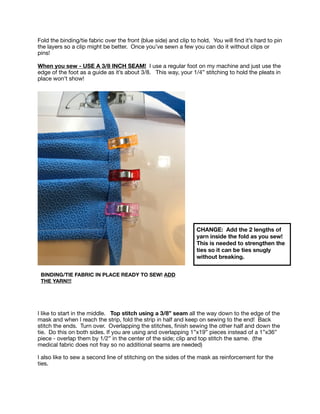 Mask Making Tutorial - DIY | PDF