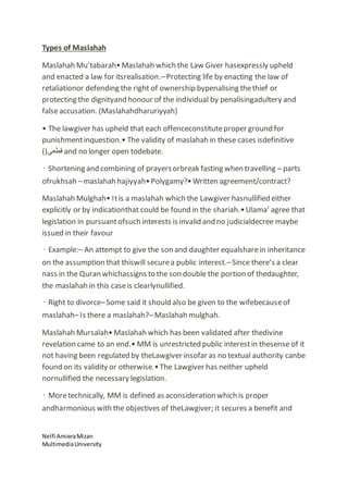 Maslahah mursalah | DOCX