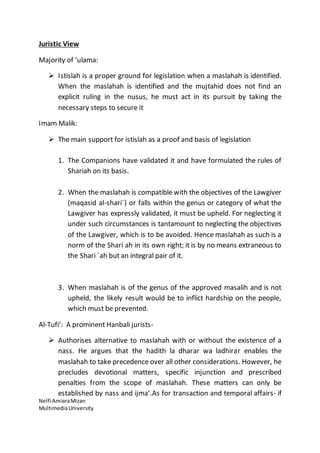 Maslahah mursalah | DOCX