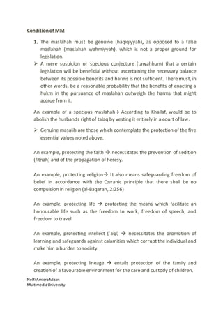 Maslahah mursalah | DOCX
