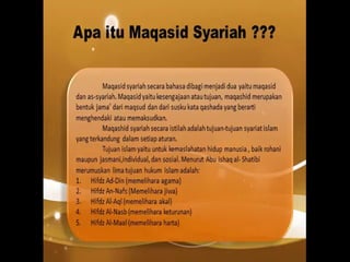 Maslahah Mursalah Maslahah mursalah adalah metode pembentukan hukum ...