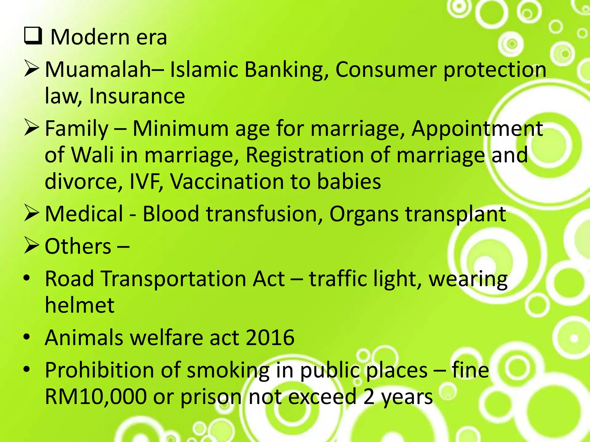 application of Maslahah | PPT