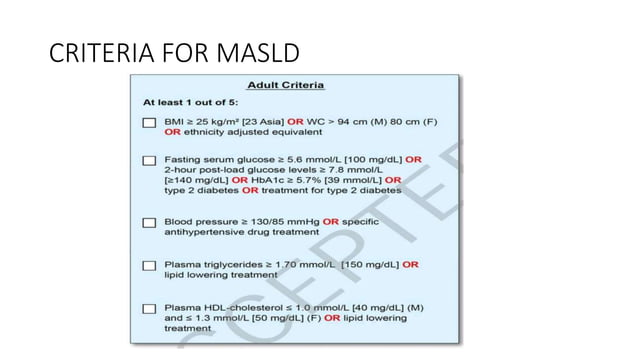metabolic dysfunction associated steatotic liver disease.pptx ...
