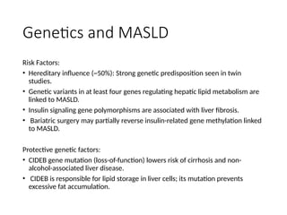 Metabolic Dysfunction associated steatotic liver disease. | PPTX
