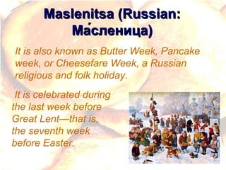 Maslenitsa | PPT