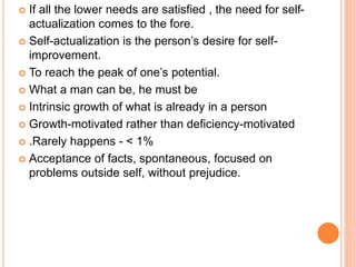 Maslow's Hierarchy Of Needs | PPTX