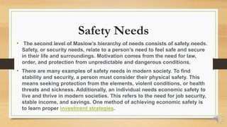 Maslow hierarchy of needs | PPTX