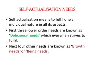 Self Actualization Theory | PPTX