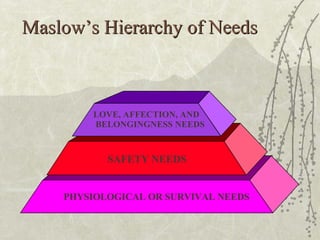 Maslow Hierarchy Of Needs | PPS