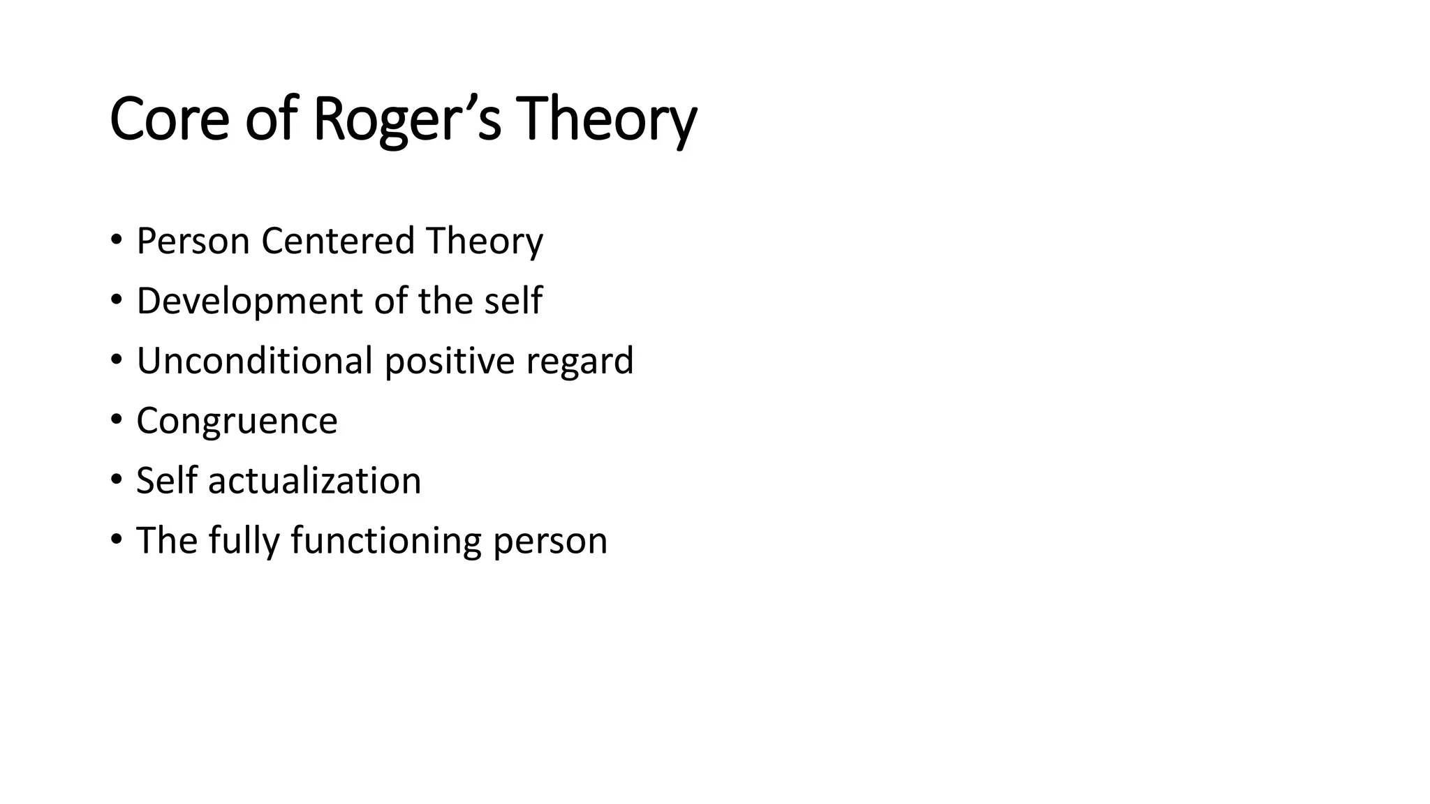 Humanistic Perspective (Abraham Maslow and Carl Rogers) | PPTX