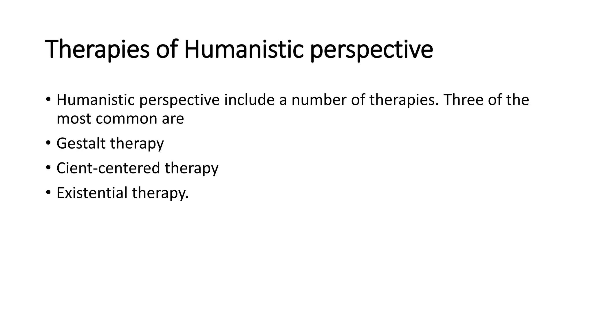 Humanistic Perspective (Abraham Maslow and Carl Rogers) | PPTX