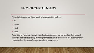 MASLOW’S HIERARCHY OF NEEDS | PDF