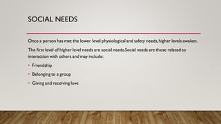 MASLOW’S HIERARCHY OF NEEDS | PDF