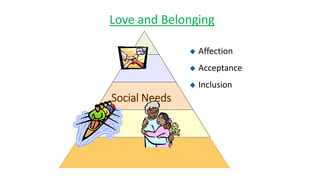 Maslow's hierarchy | PPTX | Single Life | Family and Relationships