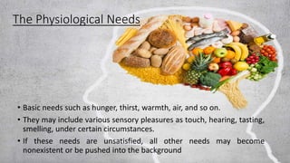 Maslow's hierarchy | PPTX