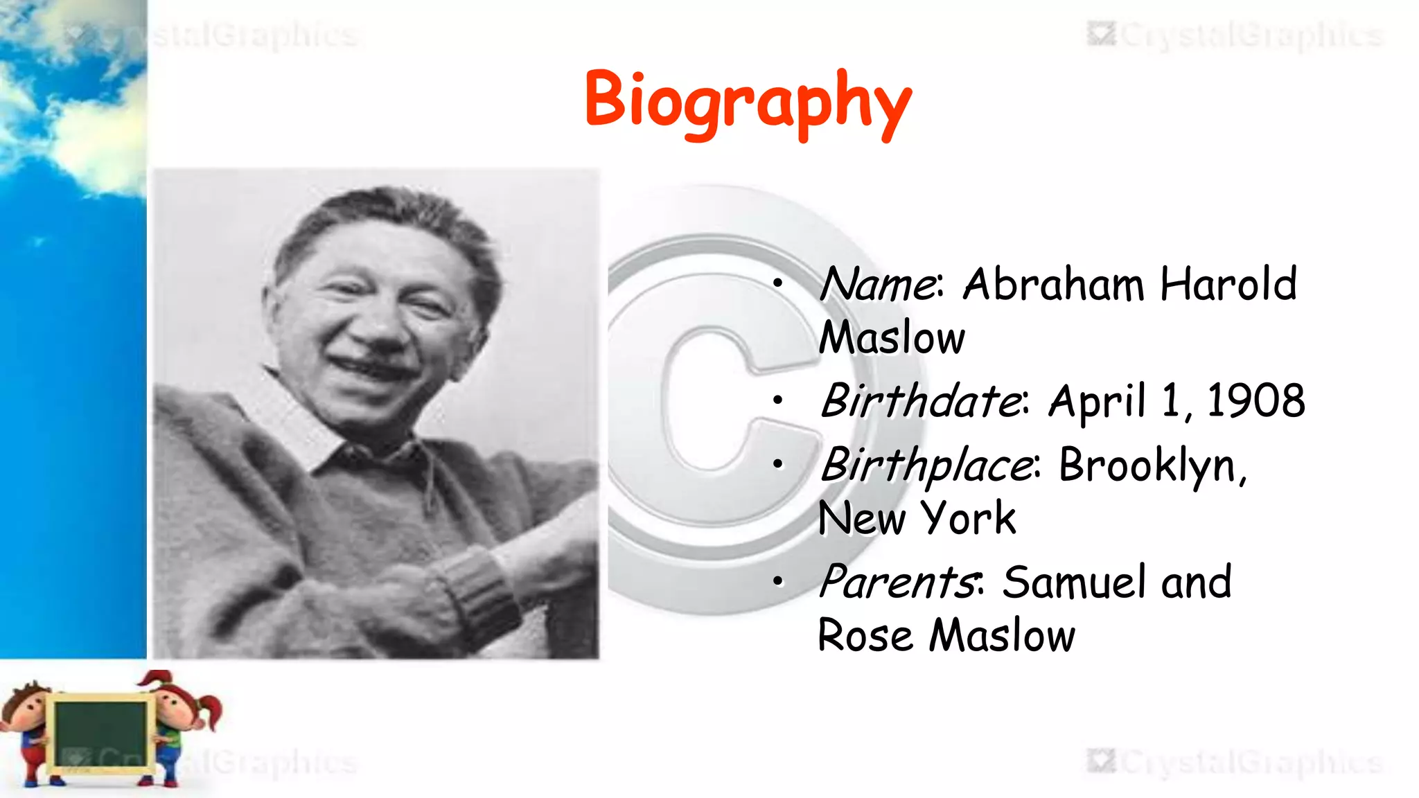 Maslow’s hierarchy of needs | PPTX