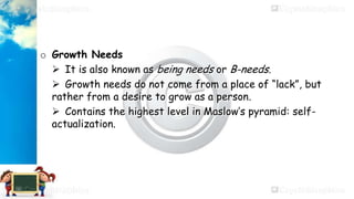 Maslow’s hierarchy of needs | PPTX