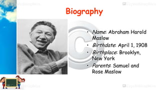 Maslow’s hierarchy of needs | PPTX