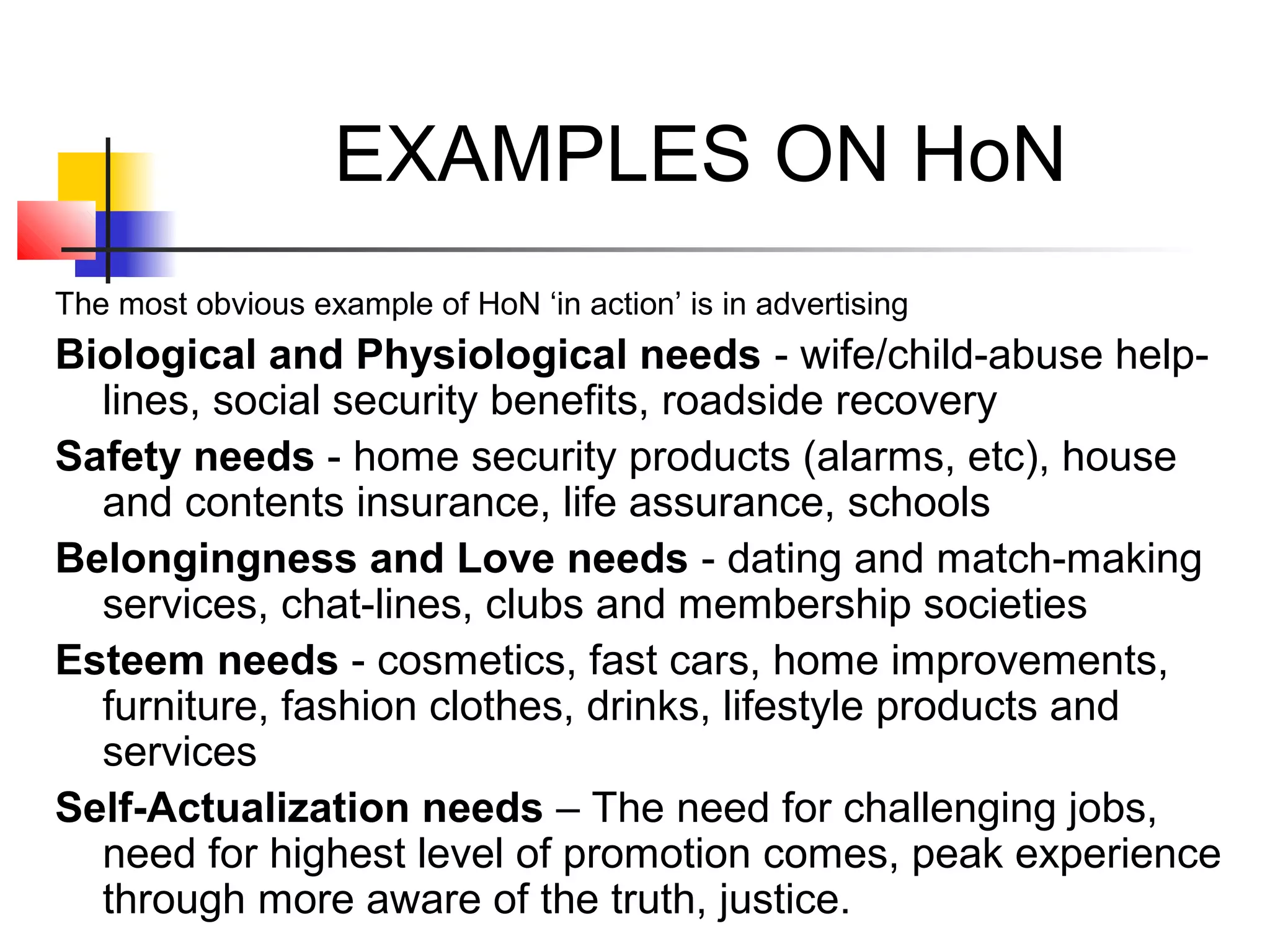 Maslow's hierarchy of needs | PPT