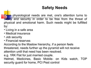 Maslow's hierarchy of needs | PPT