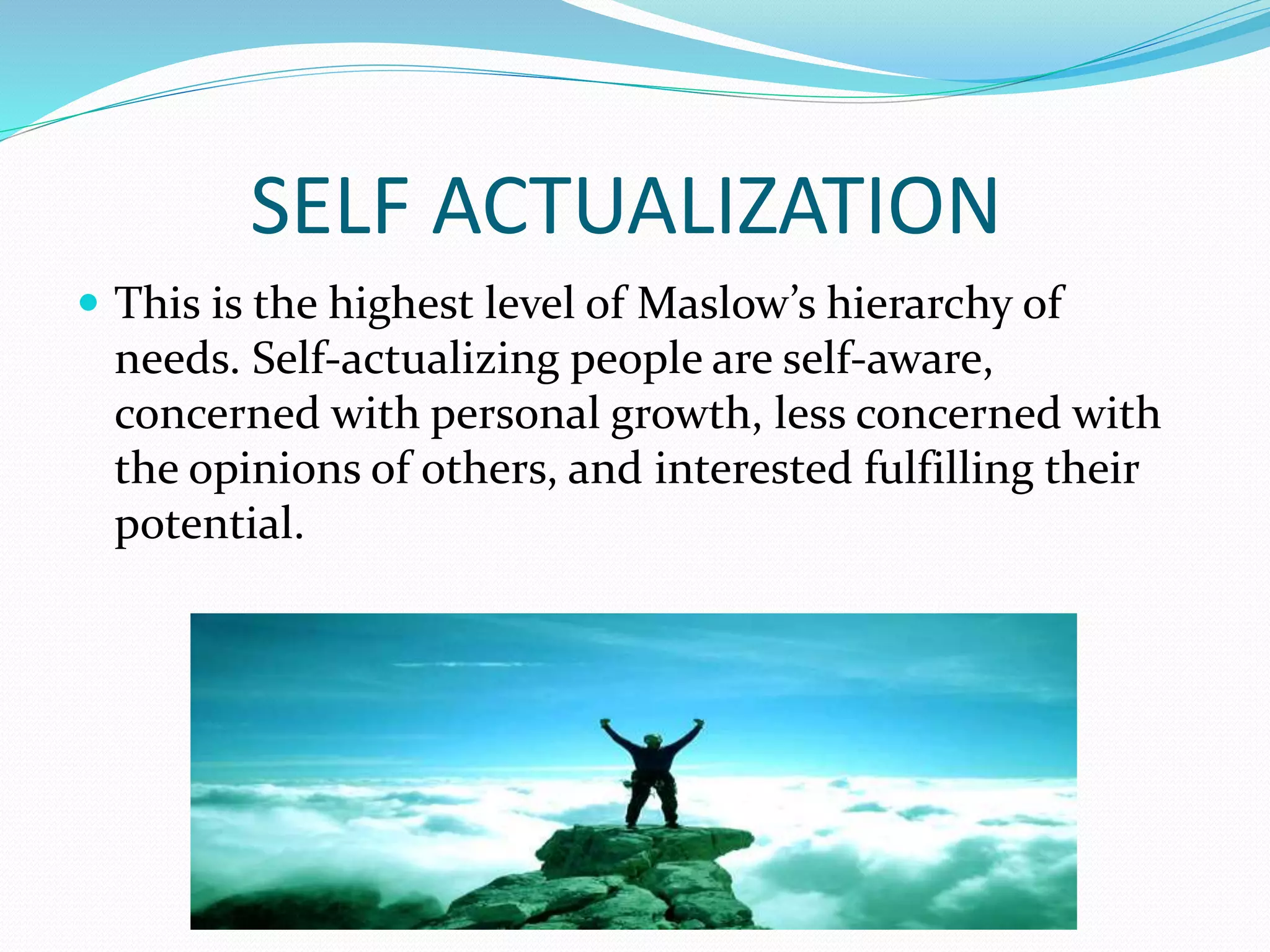 Maslow’s hierarchy of needs | PPTX