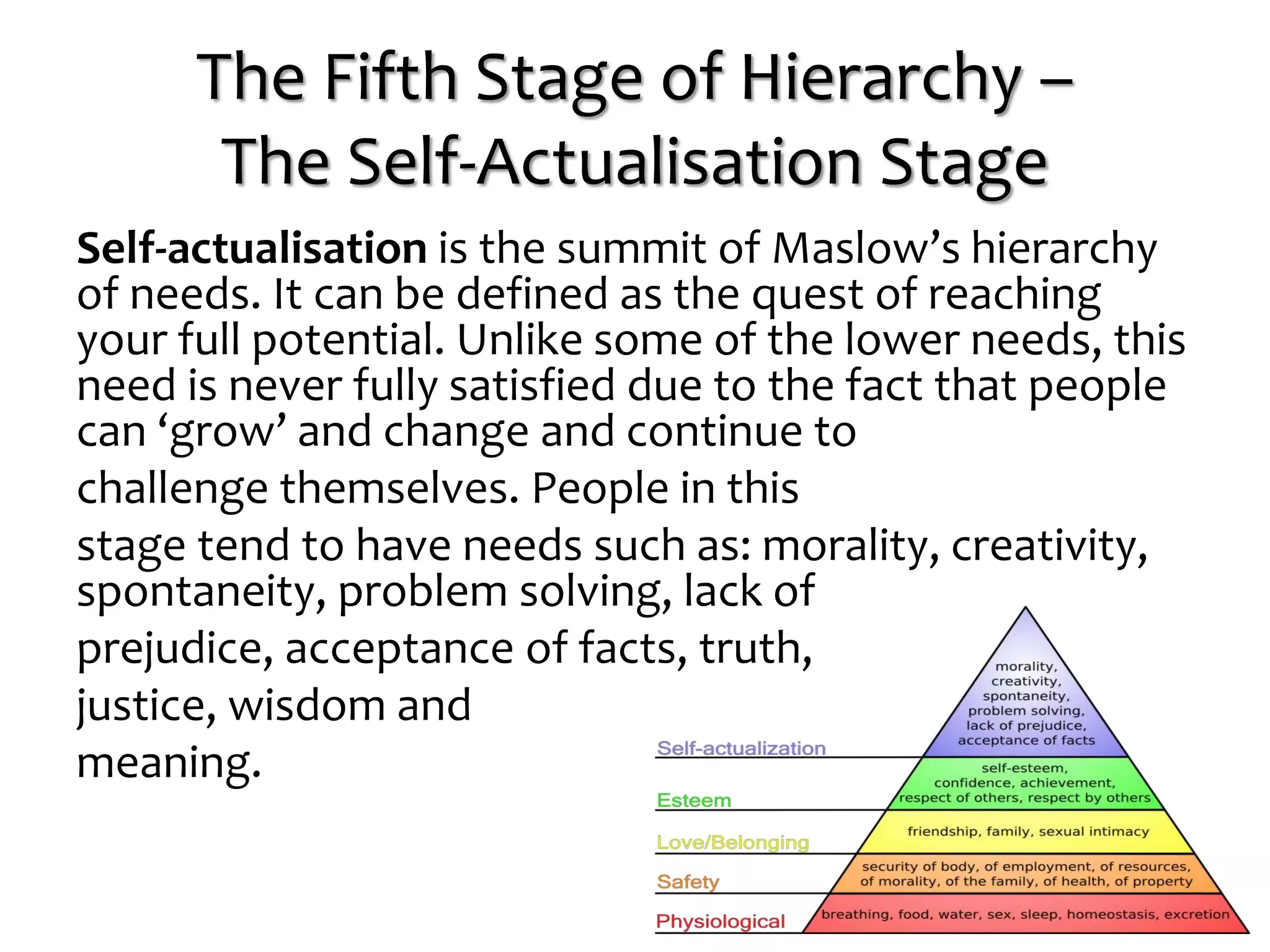 Maslow’s Hierarchy of Needs | PPTX