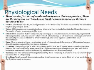 Maslow's Hierarchy of Needs | PPTX