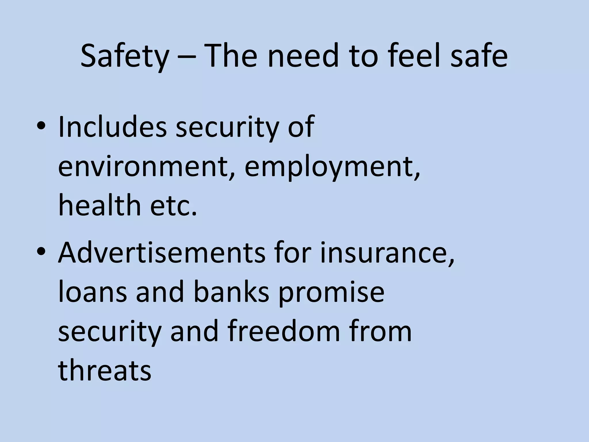 Maslow’s hierarchy of needs | PPTX