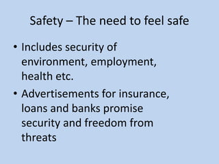 Maslow’s hierarchy of needs | PPTX