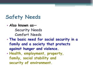 Maslow's hierarchy of needs | PPTX