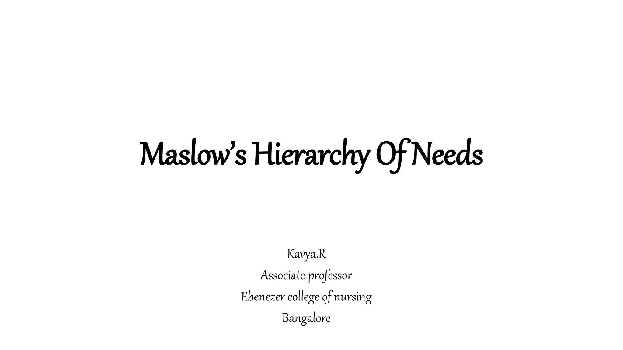 Maslows Hierarchy of Needs Lesson PPT Slideshow Notes Handout Quiz ...