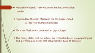Maslow`s Hierarchy of Needs Theory.pptx
