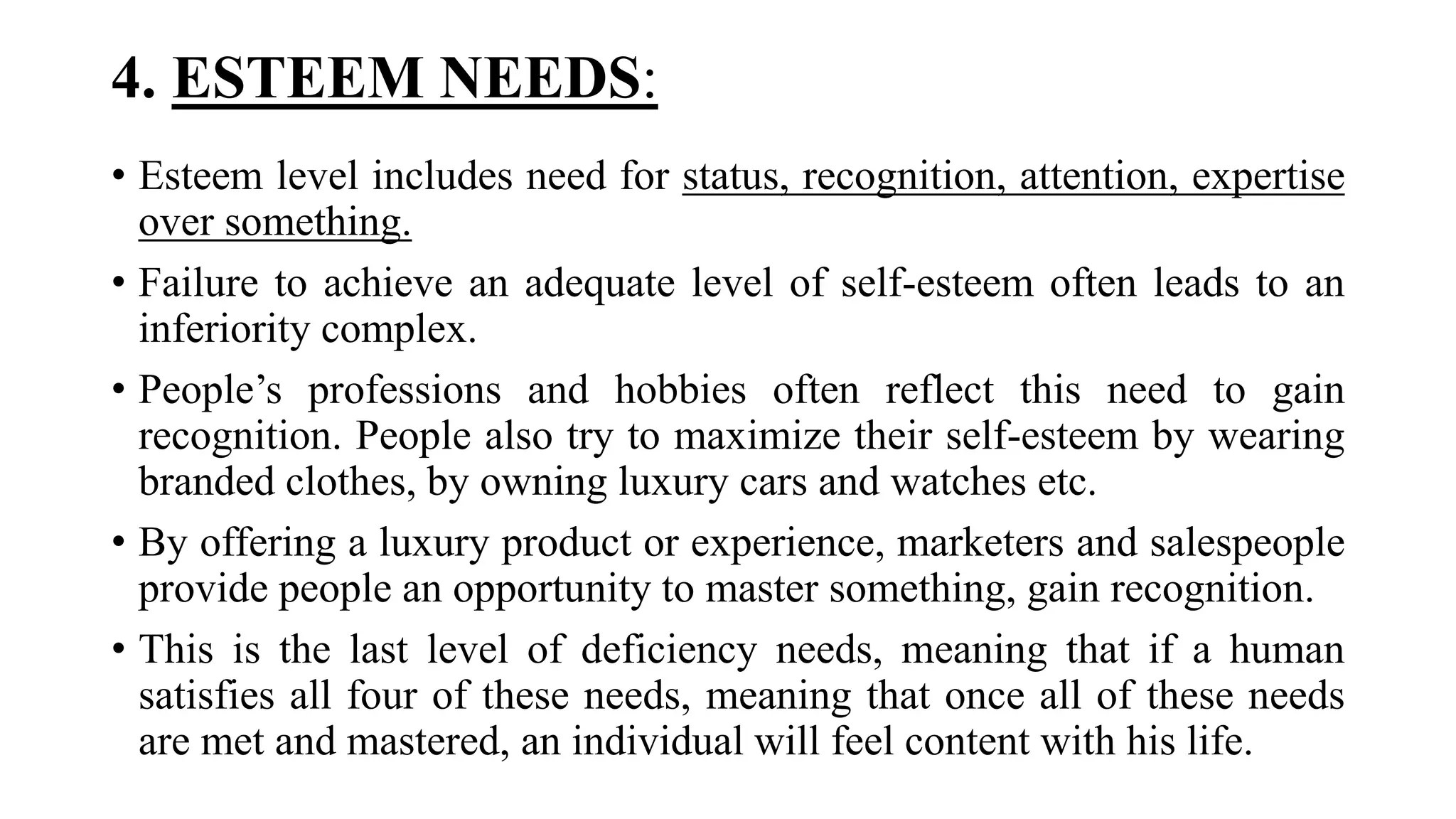 Maslows need hierarchy theory | PPTX