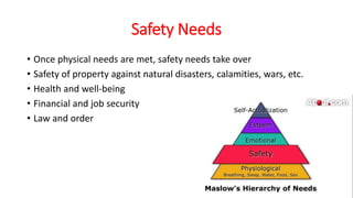 Maslow's theory | PPTX