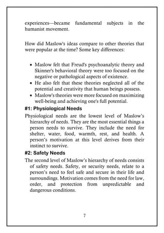 Maslows theory | PDF