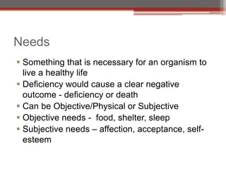 Maslowstheoryofhierarchyofneeds 111115081432-phpapp02 | PPTX