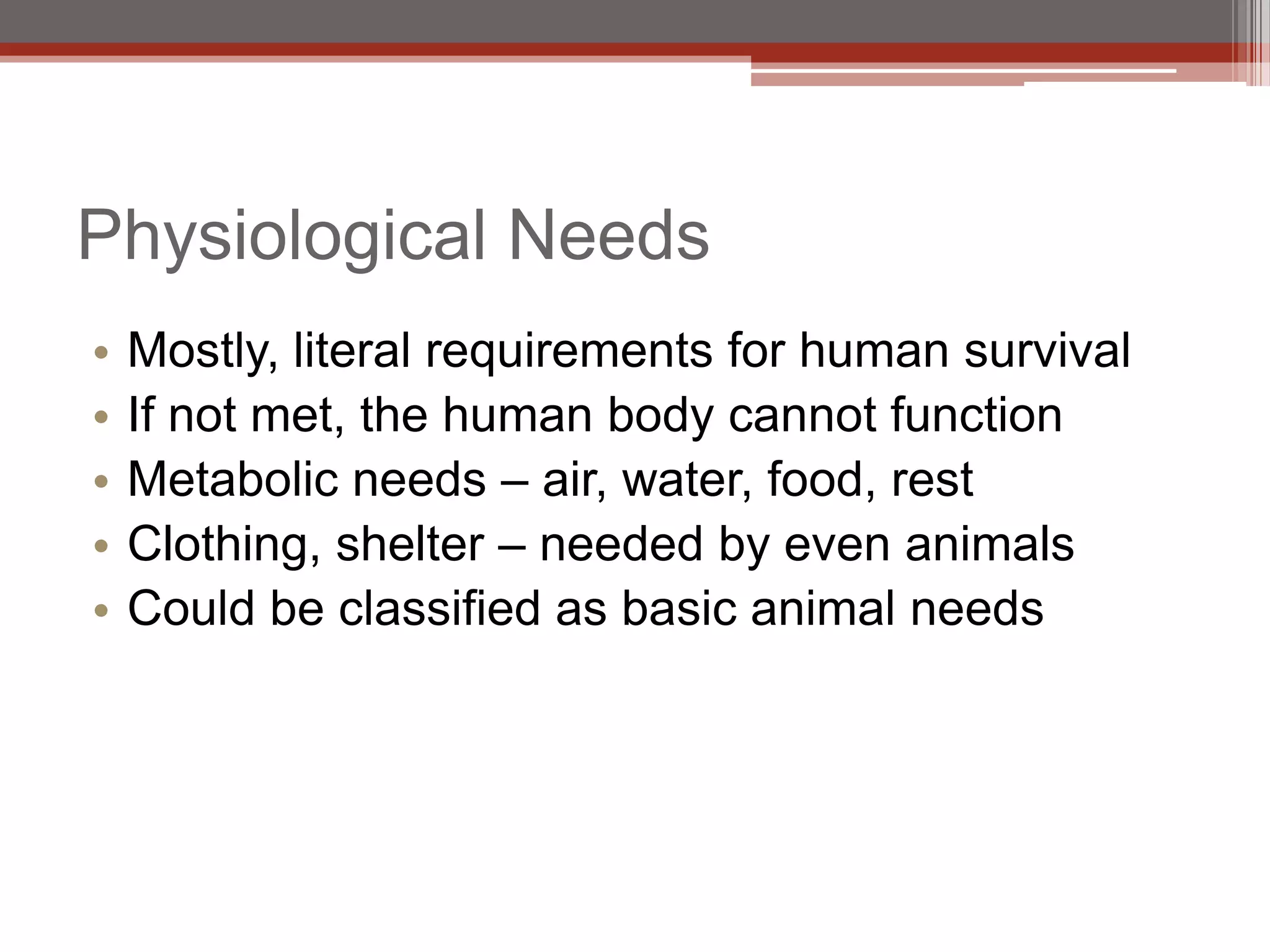 Maslow’s Theory of Hierarchy of Needs | PPTX