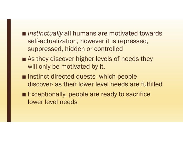 Maslows theory of motivation | PDF | Science