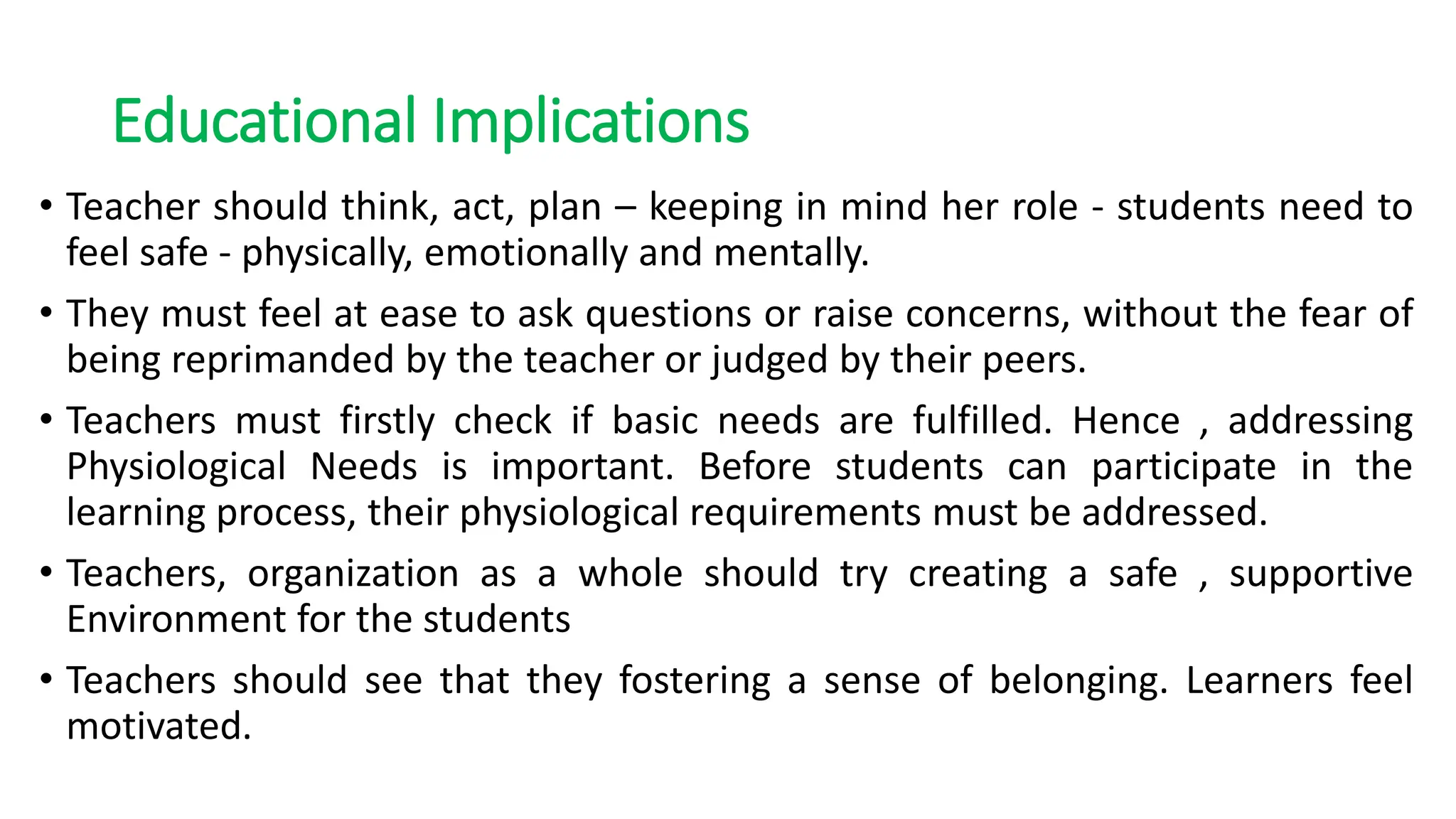 Maslows Theory of Motivatation powerpoint presentation | PPT