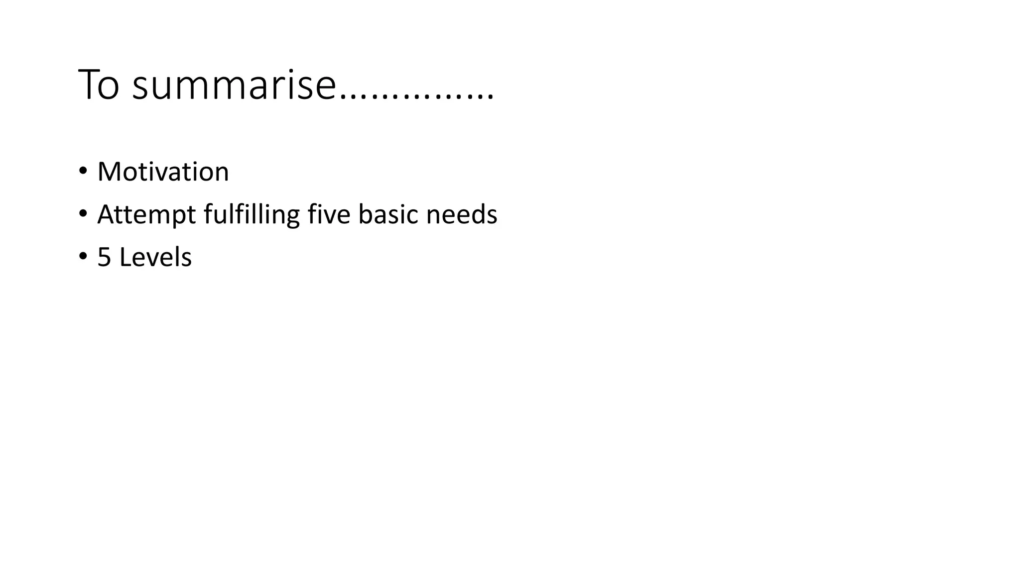 Maslows Theory of Motivatation powerpoint presentation | PPT