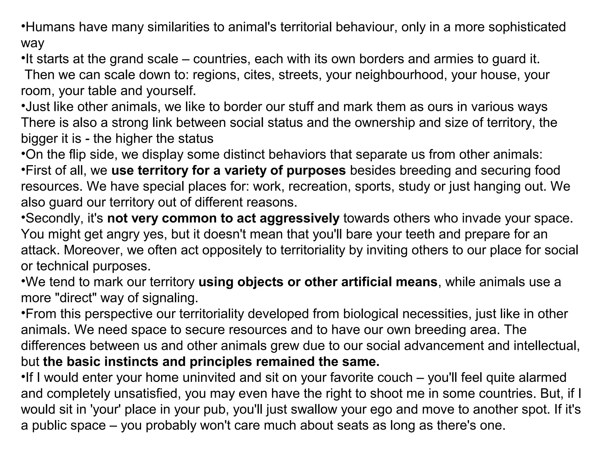Built environment Maslow, territorality, man.animal | PPT